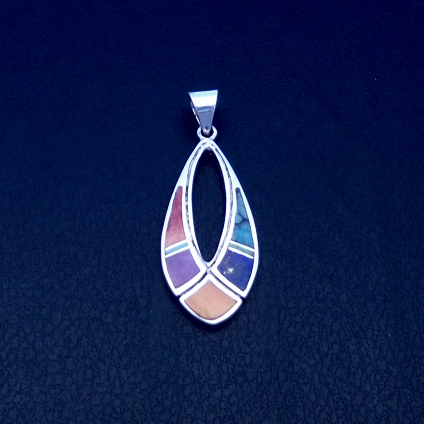 #50724 Supersmith / David Rosales Indian Summer Inlay Sterling Silver ...